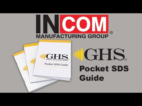 GHS: HazCom 2012 & WHMIS 2015 Safety Data Sheet Pocket Guide