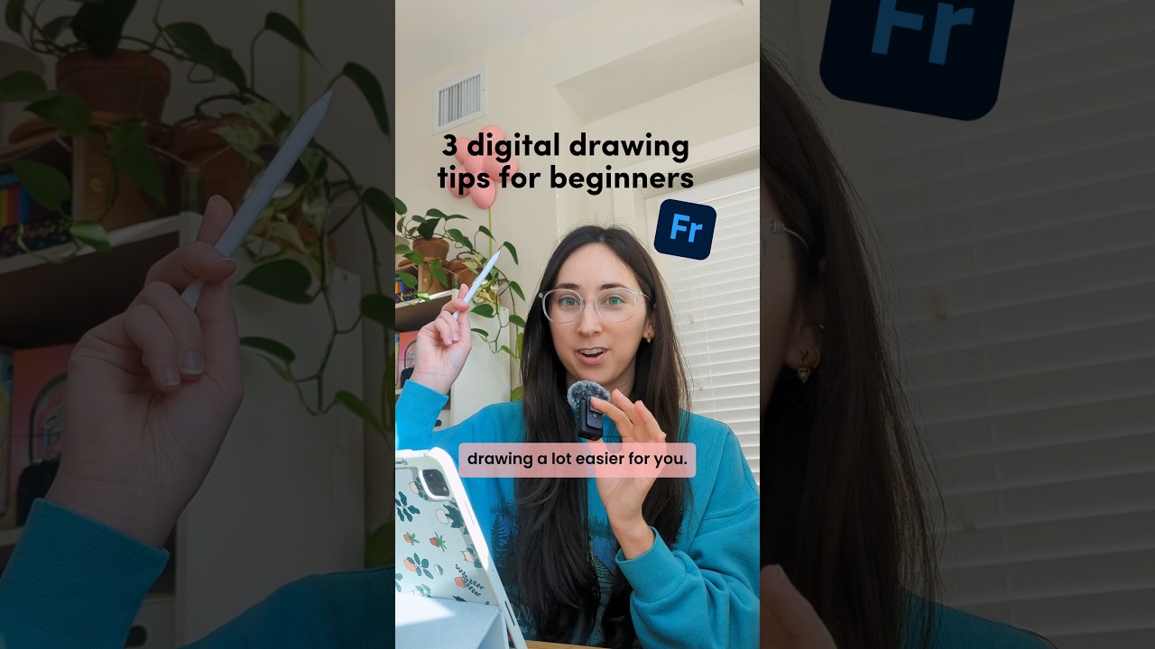 3 tips that will make drawing in #adobefresco a lot easier (beginner friendly) ✏️💗