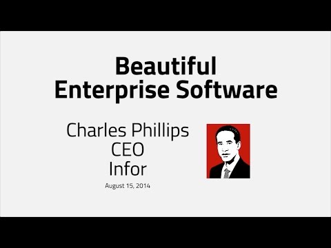 Charles Phillips on design and enterprise software