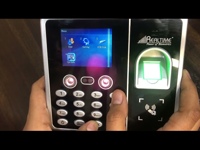 Biometric Attendance System - ESSL MB160 Face Recognition Time ...