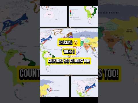 Shocking π² These 5 Countries Had Colonies Too! Part -1 #america #history #usa #colonialism