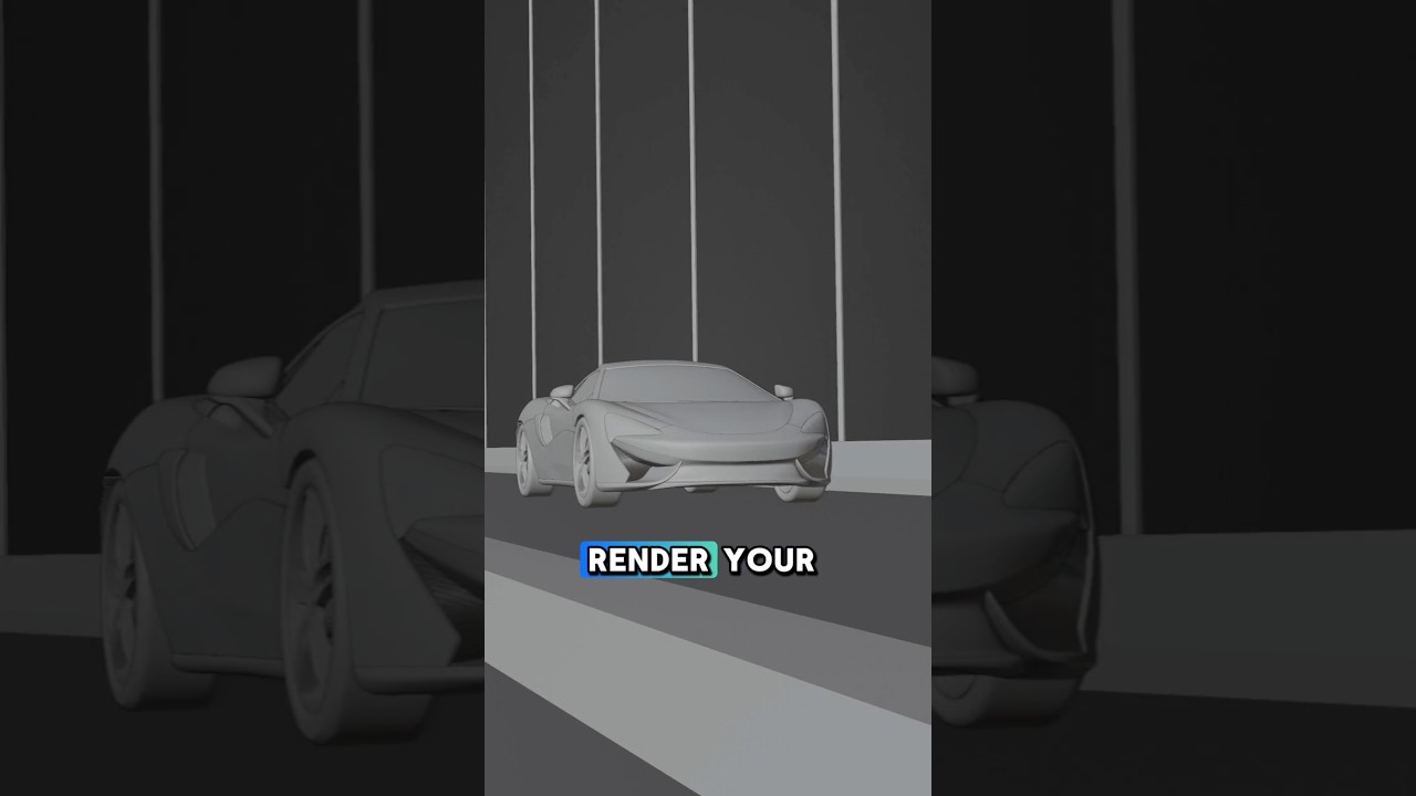 How to render viewport animation in blender #3d #3dmodeling #caranimation  #blender #blender3d