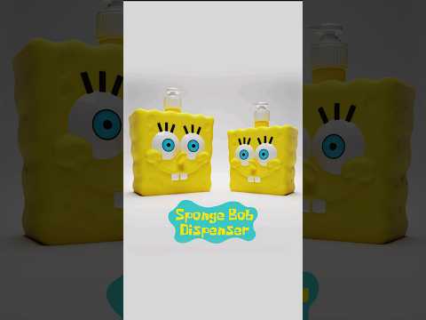 🛁 SpongeBob Dispenser - 500 and 300ml・ STL File for 3D printing・Cults