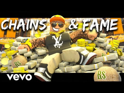 🎵 CHAINS & FAME 🎵 (Roblox Rap Music Video)