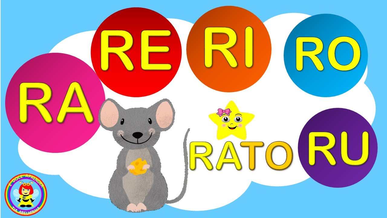 RA RE RI RO RU - SÍLABAS DA LETRA R - ra re ri ro ru  | vamos aprender a ler