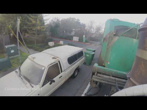 Dual-Stream Collection with a Rapid Rail | Garbage Truck at Work