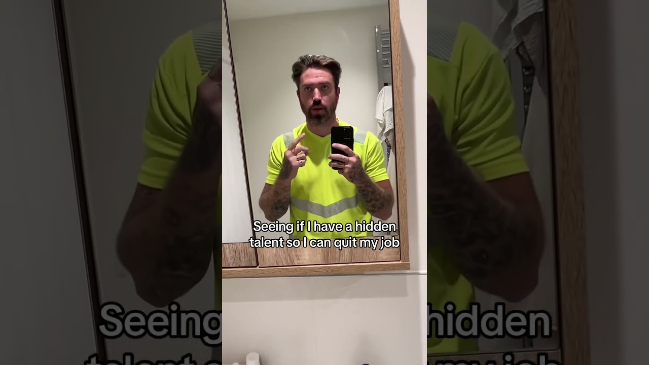 Seeing if I have a hidden talent so I can quit my job #shots #shorts