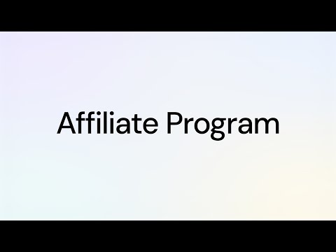 Affiliate Program Sign-up Tutorial - Sider