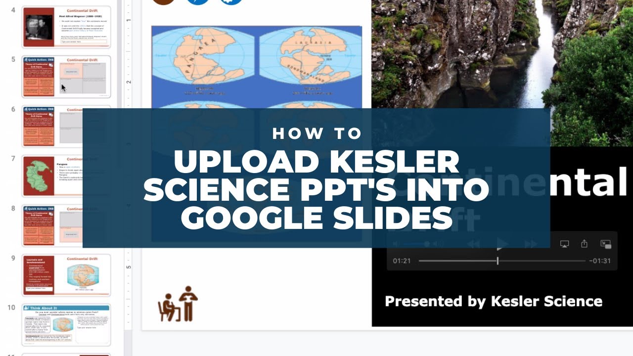 How Do You Upload Kesler Science PPT's into Google Slides?
