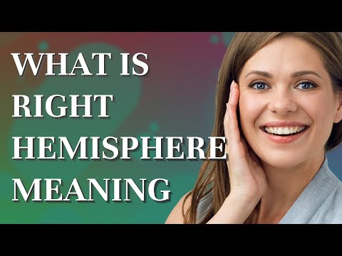 Right hemisphere | meaning of Right hemisphere