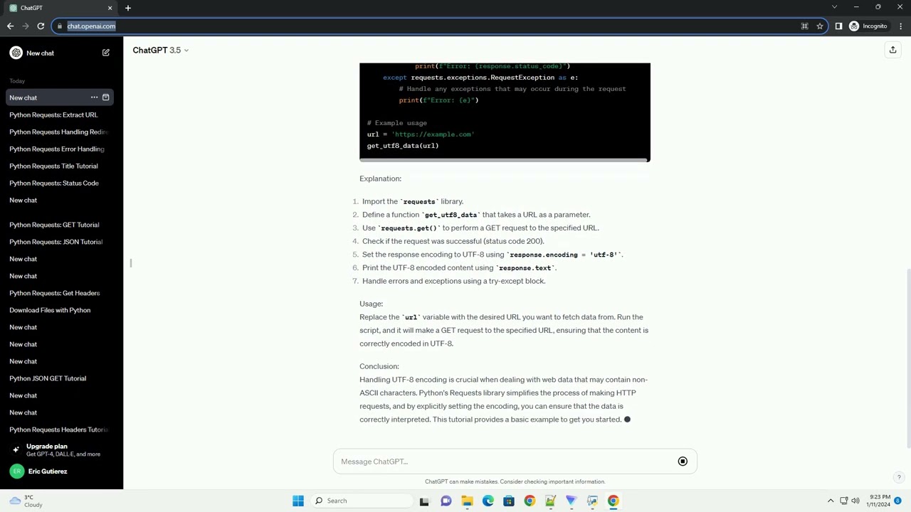 python requests get utf 8