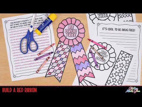 Printable Red Ribbon Week Activity & Writing Prompts for Kids