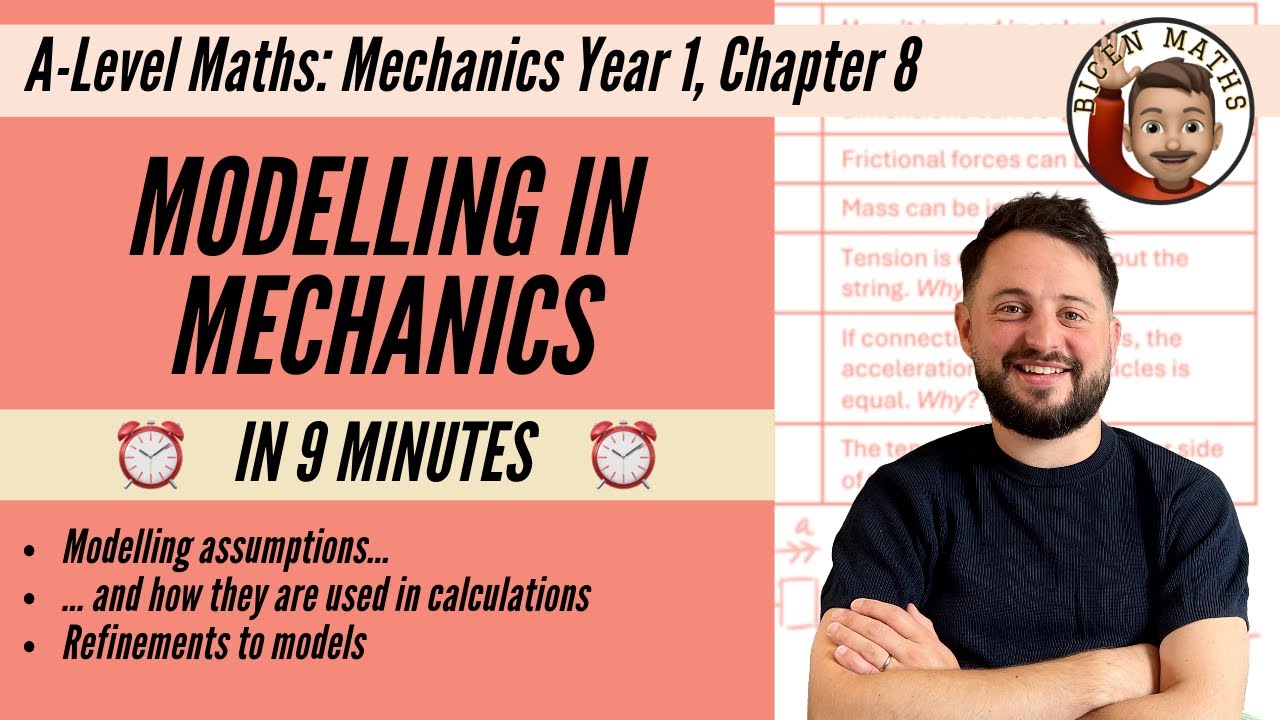 Modelling in Mechanics in 9 minutes • A-Level Maths, Mechanics Year 1, Chapter 8 📚