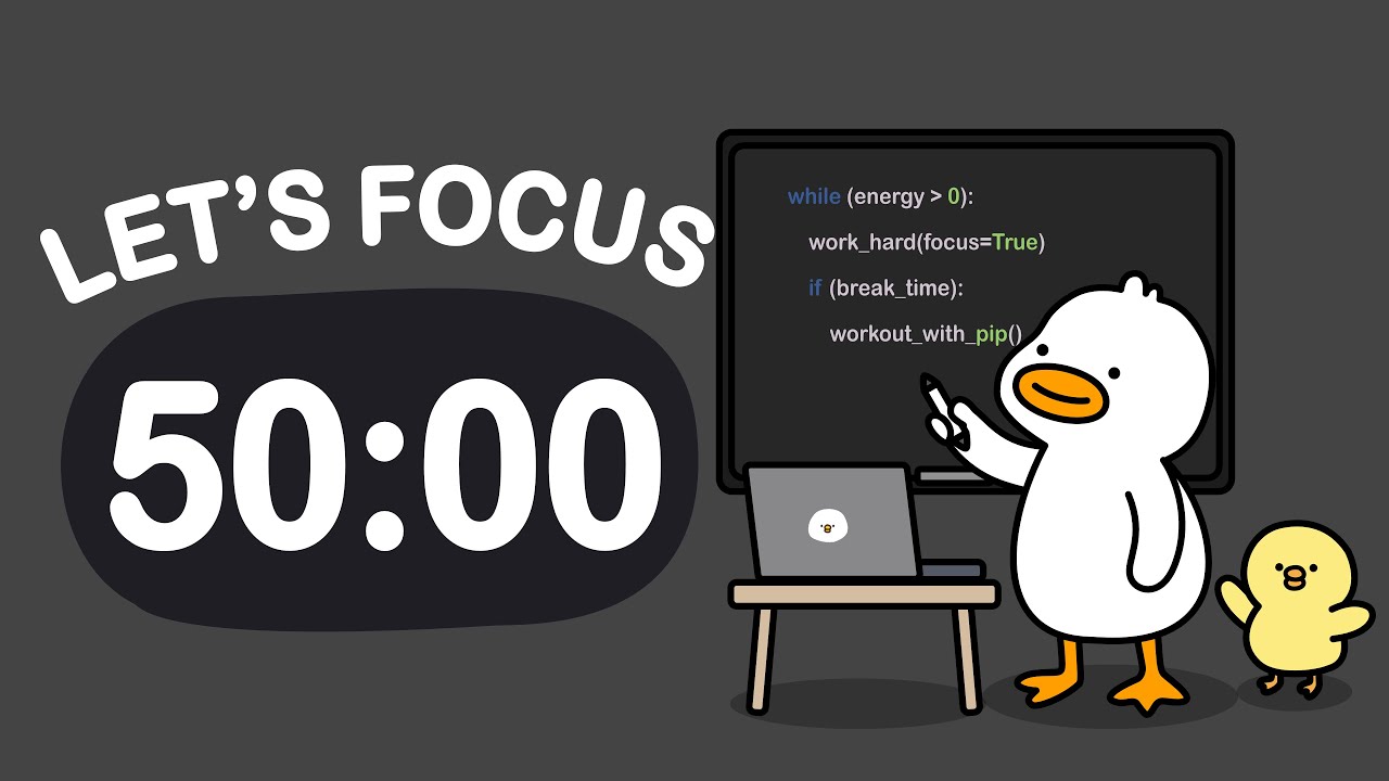 𝟺 𝙷𝙾𝚄𝚁𝚂 💻 𝙳𝚎𝚎𝚙 𝙵𝚘𝚌𝚞𝚜 𝙲𝚘𝚍𝚒𝚗𝚐 🪿Let’s Focus ⌨️ | 𝟻𝟶/𝟷𝟶 𝙿𝚘𝚖𝚘𝚍𝚘𝚛𝚘 Timer