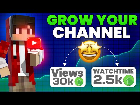 🤩Grow Your Minecraft Channel In 2025! || How To Grow a Gaming Channel in 2025!🔥