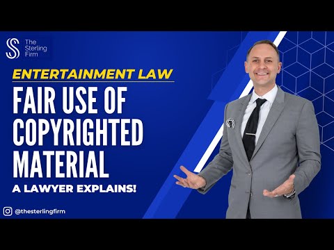 FAIR USE OF COPYRIGHTED MATERIAL | #entertainmentlawyer