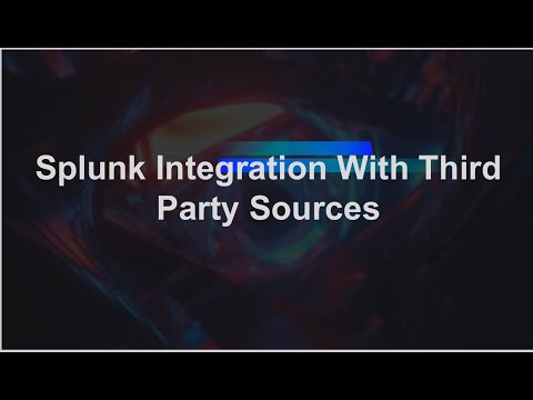 Splunk Integration With Third Party Sources:Integration with Database, Dynatrace and CSV Data.