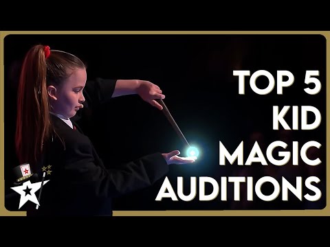 Top 5 BEST Kid Magicians on Got Talent!