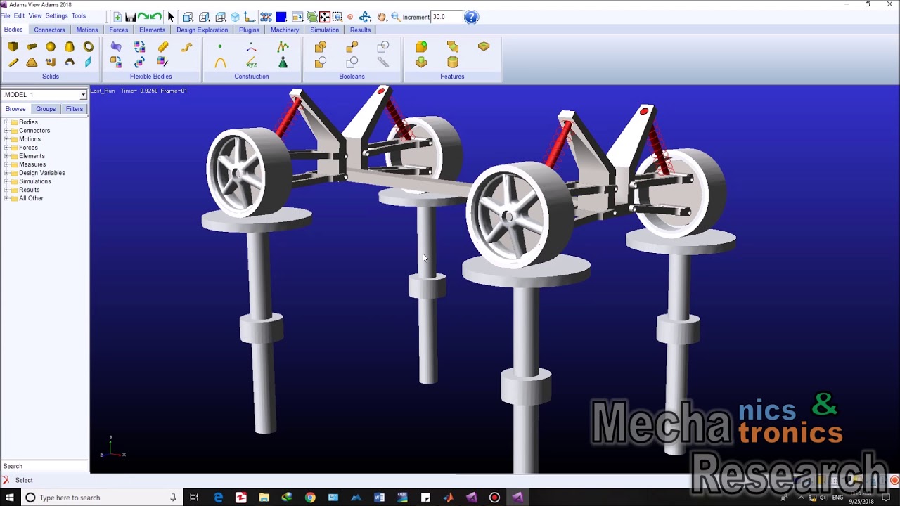 Active Suspension - MSC Adams