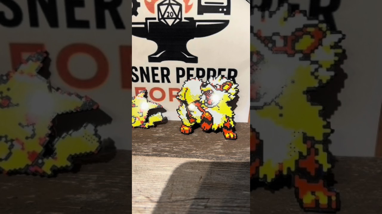 Pokémon pixel art keychains! Use link on page for Etsy store! #pokemon #etsy #3dprinting #keychain