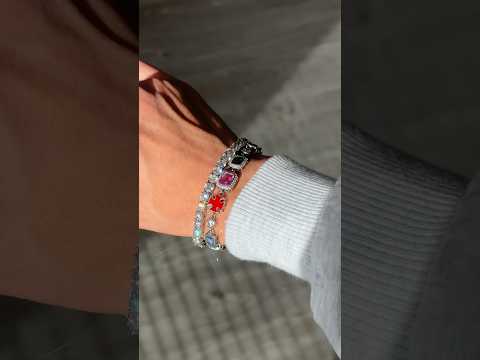 Crazy combo 🔥 reload on Muli Gemstones otw #cernucci #bracelet #jewellery #jewelry