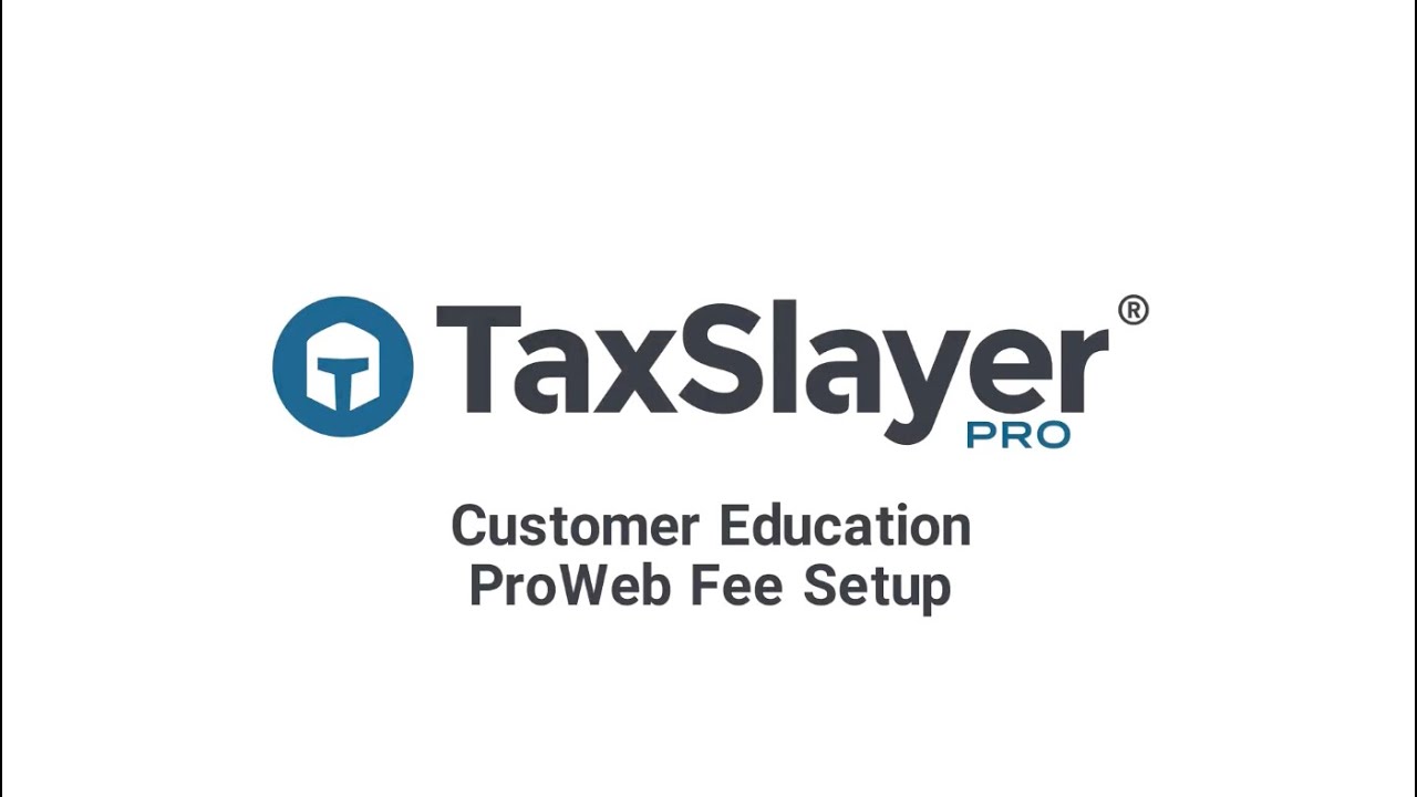 Customer Education ProWeb Fee Setup