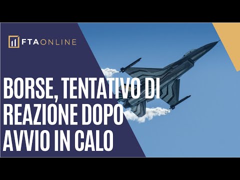 Le borse tentano una reazione dopo un avvio in calo