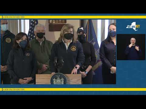 Governor Hochul Delivers a Storm Briefing and Updates State's Progress on COVID-19