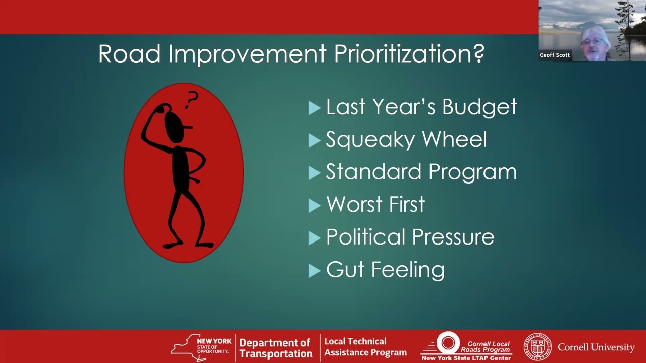 NYSLTAP-CLRP Foundational Webinar: Pavement Management 1.10.2023