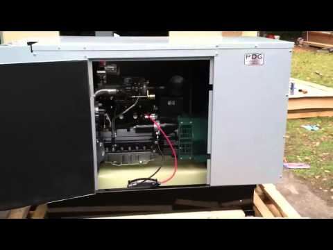 Kohler Diesel Generator 30 kw Startup