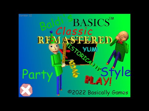 Steam Community :: Video :: Baldi's Basics Classic Remastered - Party!