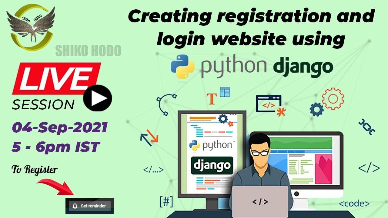 Create your own Registration & Login Website using Python Django | Python Django Tutorials