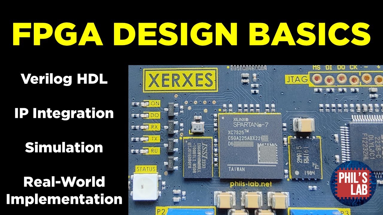 (Sponsored) FPGA Design Tutorial (Verilog, Simulation, Implementation) - Phil's Lab #109