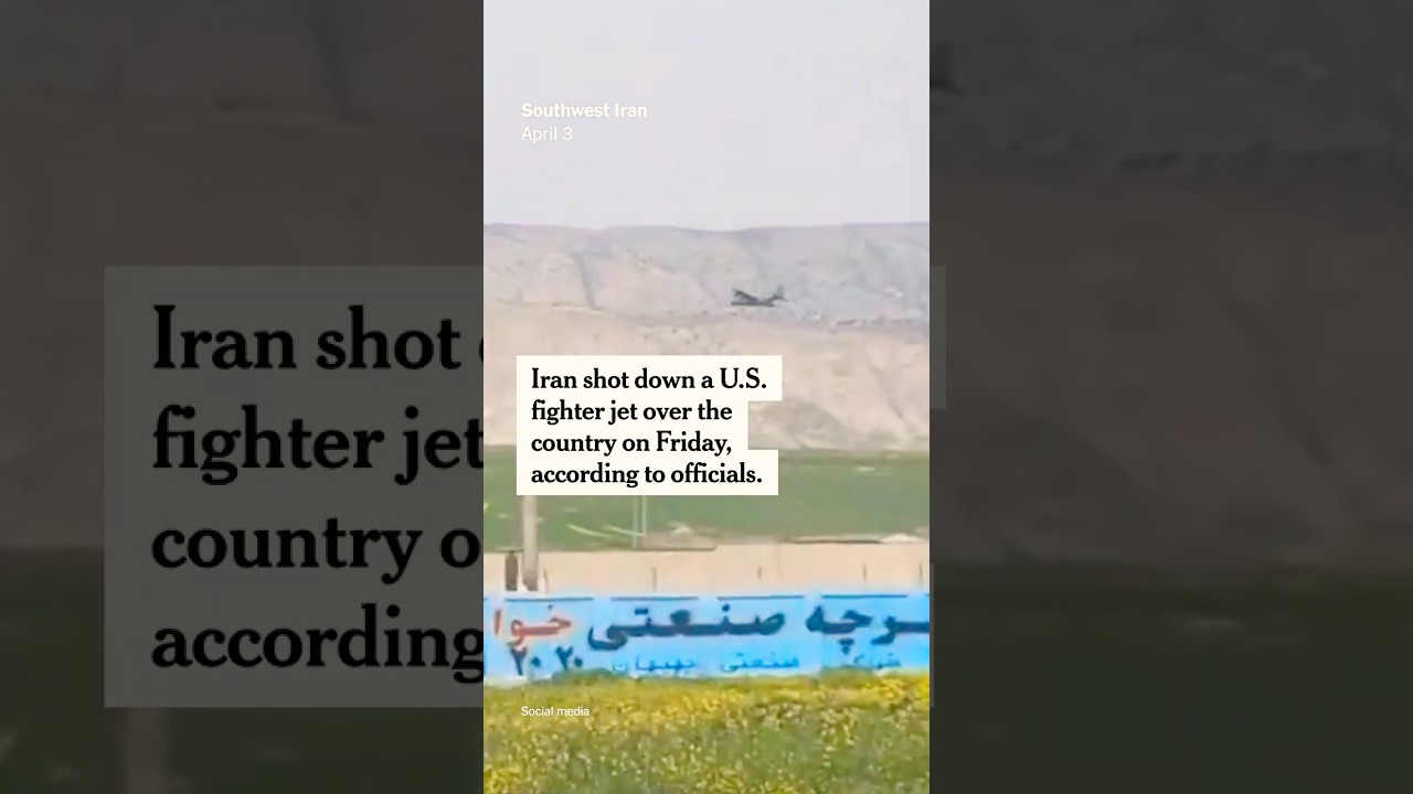 Search and Rescue Underway After Iran Downs U.S. Fighter Jet