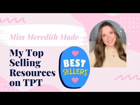 My TOP Selling TPT Resources that make a lot of money!! $$$