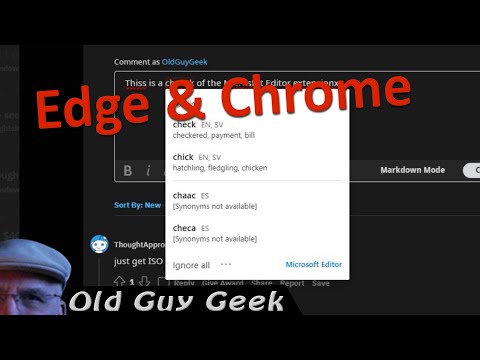 Microsoft Editor - Grammar & Spelling Extension for Edge and Chrome