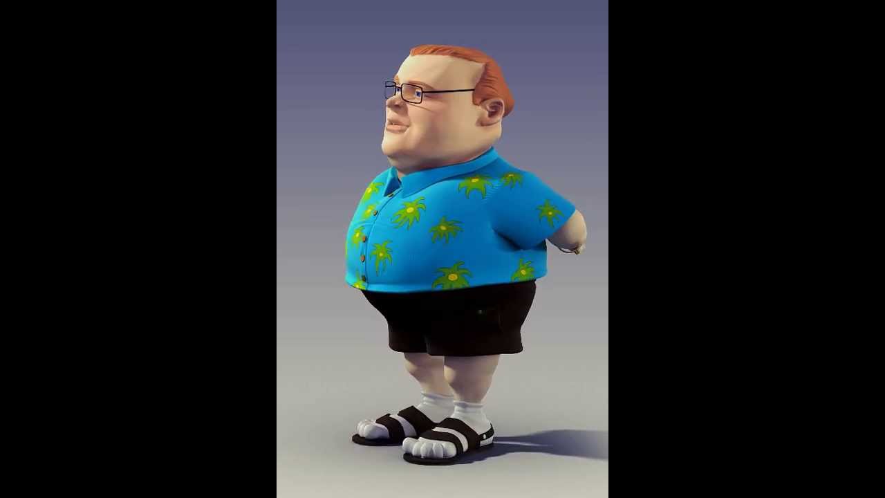 Lou Pearlman - Cartoon character design © TheClayman.communications 2008 - 2014