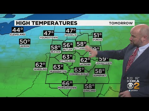 KDKA-TV Evening Forecast (4/19)