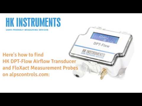 HK Instruments DPT-Flow Airflow Transducer and FloXact Measurement Probes