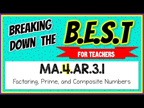 MA.4.AR.3.1 - Breaking Down the B.E.S.T Standards for Math [FOR TEACHERS]