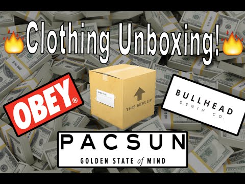😤PACSUN Clothing Unboxing!😤 | Obey, Bullhead Denim Co., & More!