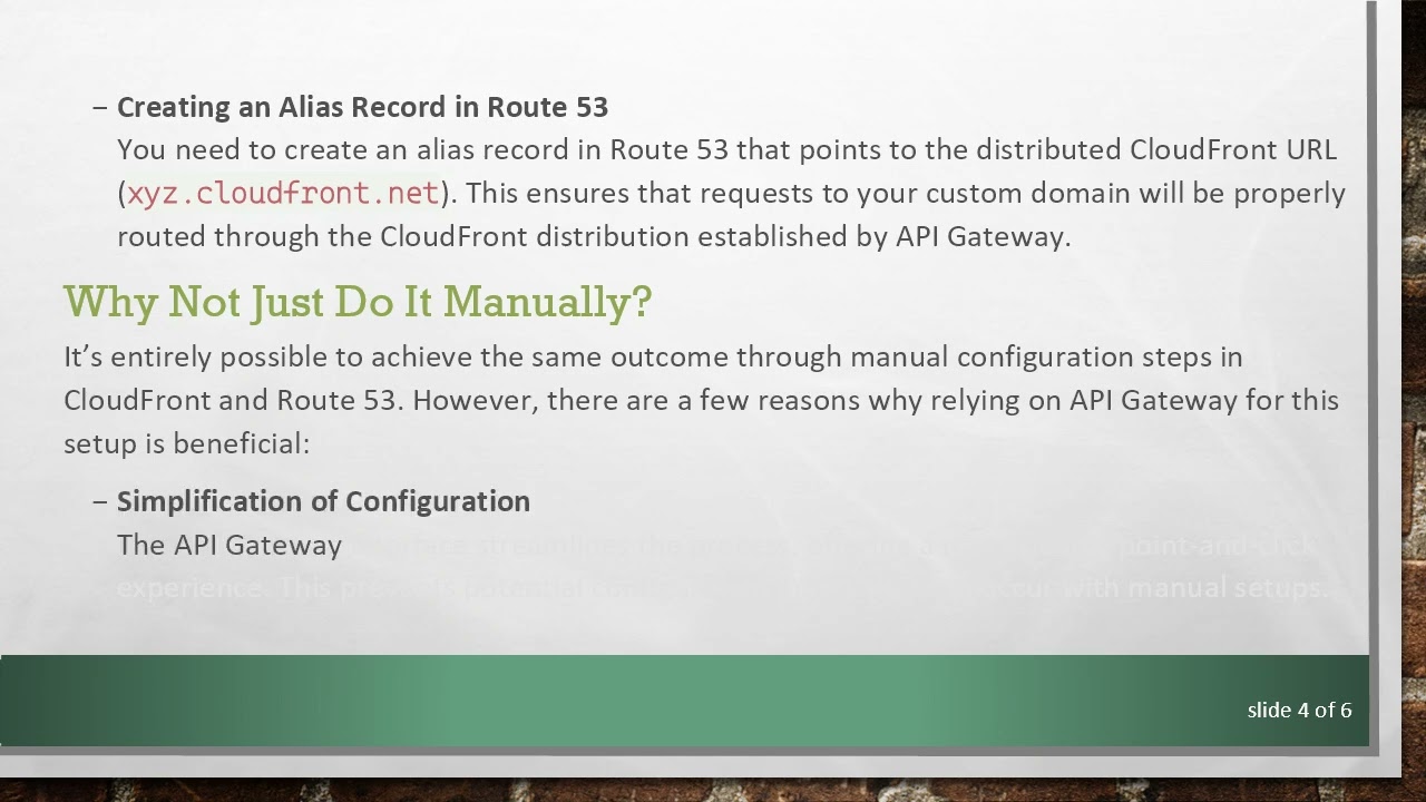 Understanding the Need for a Custom Domain in API Gateway