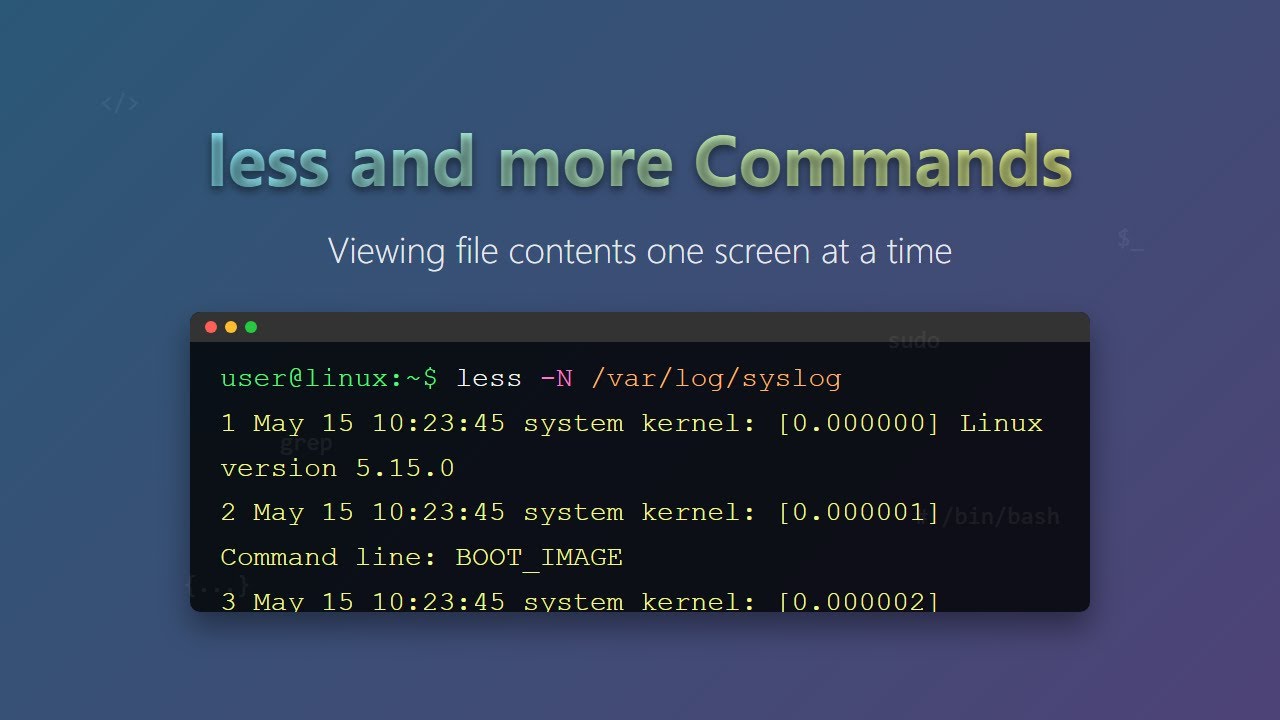 less vs more Commands in Linux: File Paging Explained for Beginners!