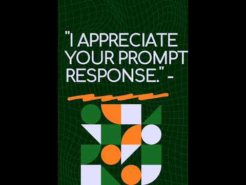 Master 'I appreciate your prompt response' - Essential Business English Phrases for Success