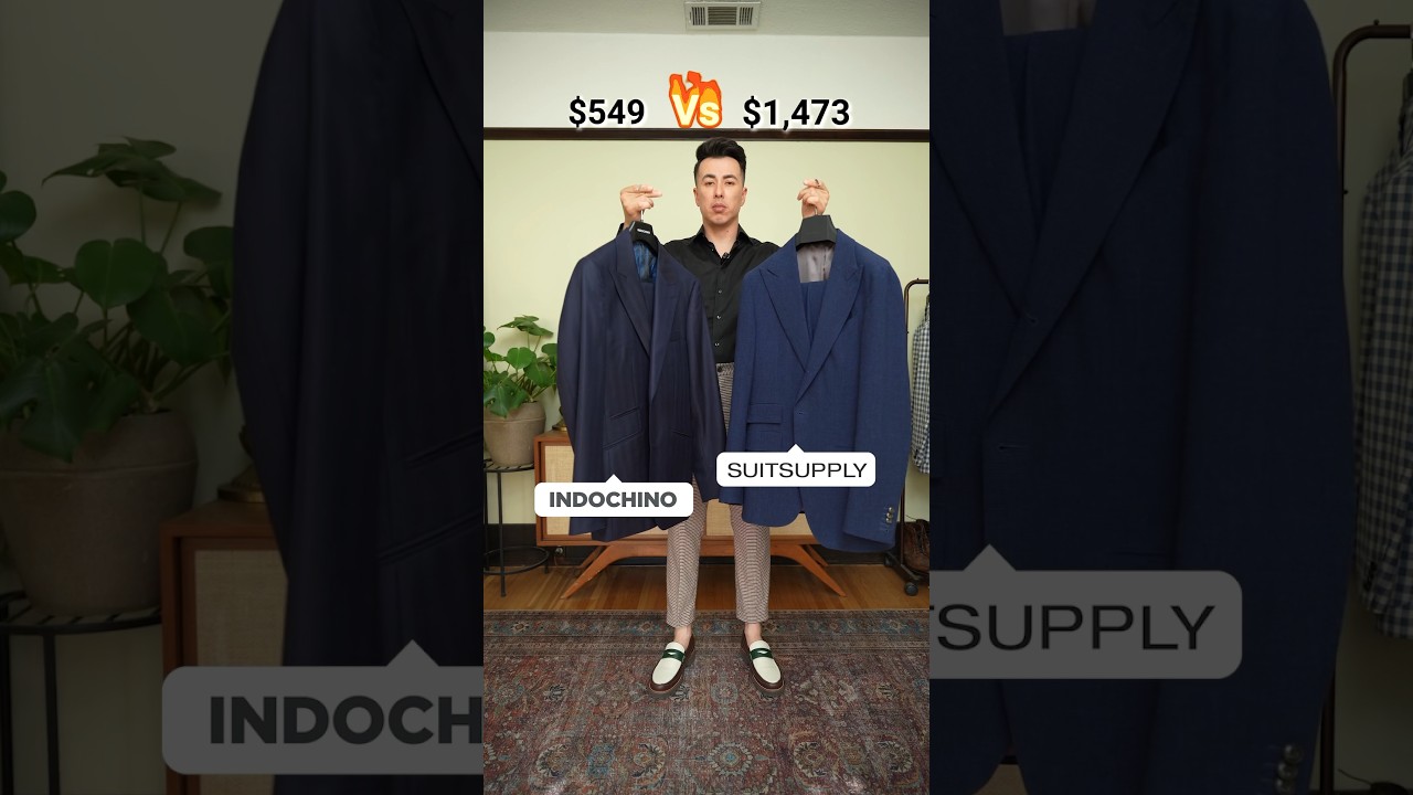 $549 vs $1,473 Made to Measure Suit. INDOCHINO vs. SUIT SUPPLY #mensfashion #suits #mtm #suitlover