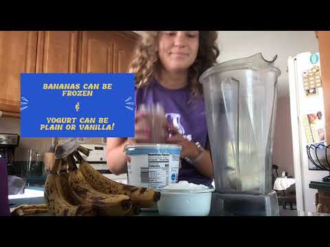 Rock the Bike Chunky Monkey Smoothie Recipe