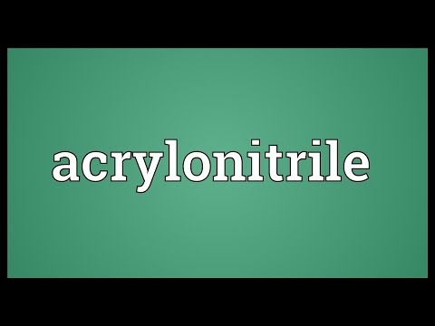 Acrylonitrile Meaning