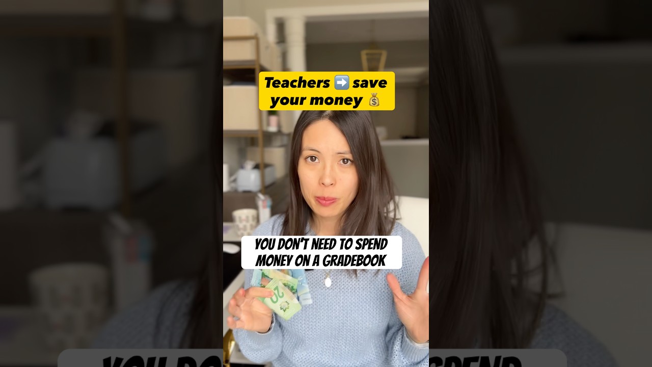 Teachers ➡️ don’t spend money on a gradebook. Use this free template instead #teacherresources