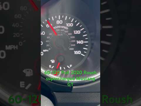 Another 60-120 roll. #roush #mustang #supercharged #whine #rollracing