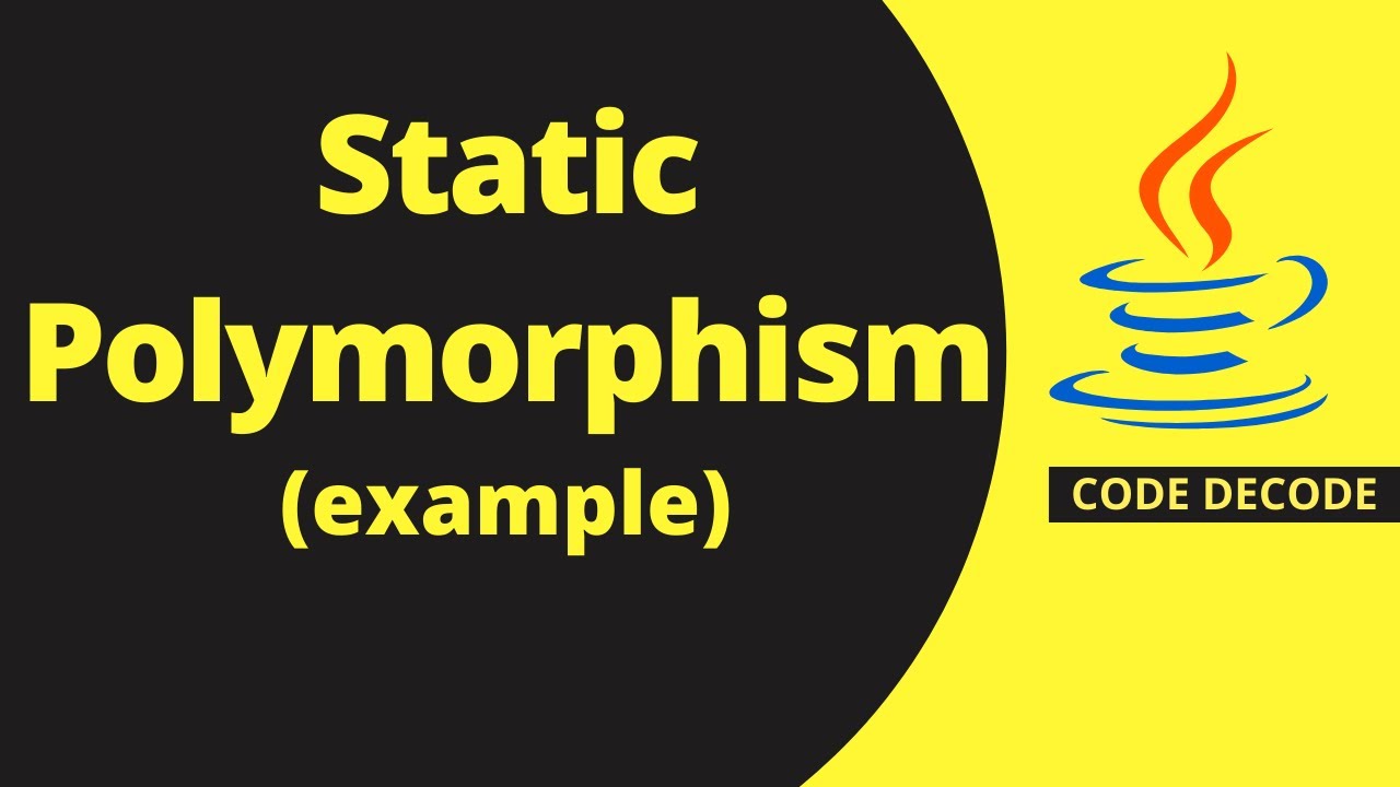 Static polymorphism in Java with example || Compile time polymorphism in Java [MOST IMP CONCEPT]